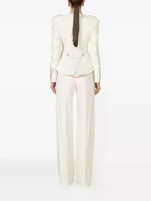 Costarellos Bettina Crystal-button Blazer