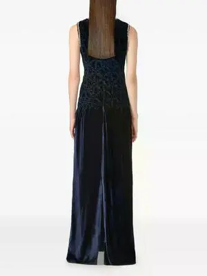 Costarellos Sidra Smocked Maxi Dress