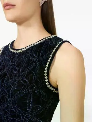 Costarellos Sidra Smocked Maxi Dress