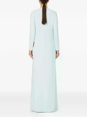 Costarellos Adeline Floral-embroidered Maxi Dress
