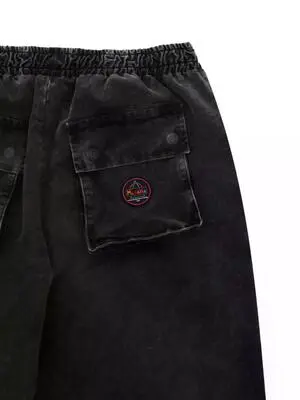 MAUNA KEA Canvas Track Pants - Black
