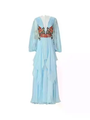 Costarellos Applique Dresses