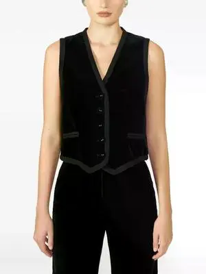 Costarellos Jetta Velvet Waistcoat