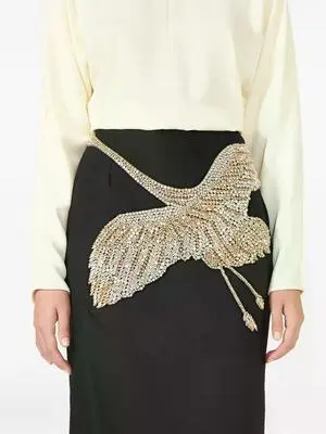Costarellos Nirvelli Crystal-embellished Maxi Skirt