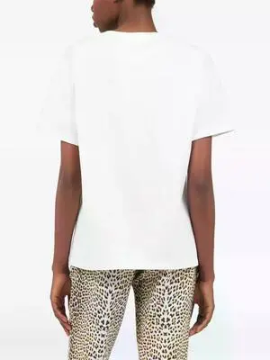 Roberto Cavalli Tiger-embroidered T-shirt