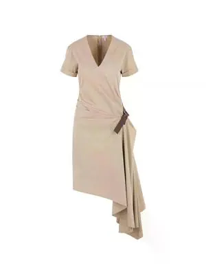 Loewe Belted Draped Dress