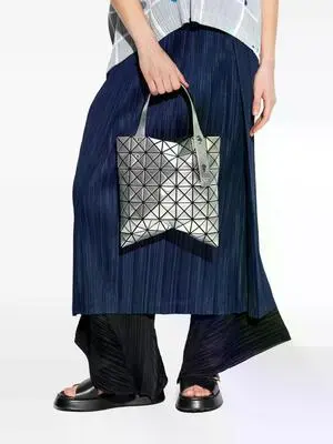 Issey Miyake Geometric Tote Bag - Silver