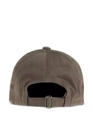 Emporio Armani Embroidered Cotton Cap - Brown