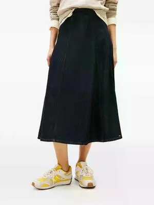 Tommy Hilfiger A-line Panelled Midi Skirt