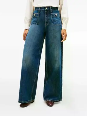 Tommy Hilfiger Wide Leg Pocket Jeans