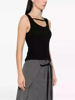 NICCOLO PASQUALETTI Corda Ribbed Tank Top