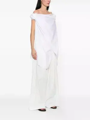 NICCOLO PASQUALETTI Draped Asymmetric Top