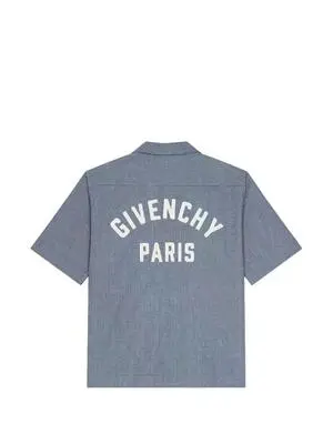 Givenchy Checked Shirt In Cotton With Paris Embroidery