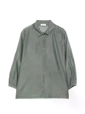 Peserico Button Sleeve Shirt - Green