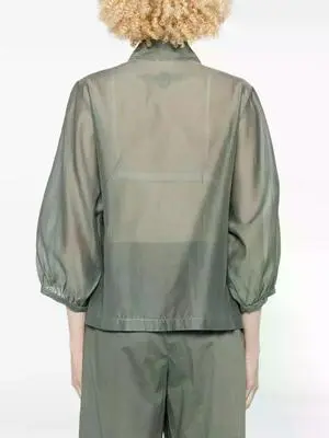 Peserico Button Sleeve Shirt - Green