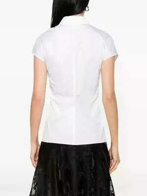 Alexander McQueen Gathered Short-sleeved Shirt
