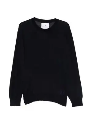 SEVEN GAUGE Crew-neck Long-sleeve Sweater