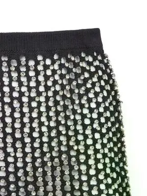 FLEUR DU MAL Embellished Mini Skirt - Black