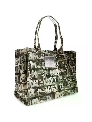 Kurt Geiger Camouflage-pattern Tote Bag - Green