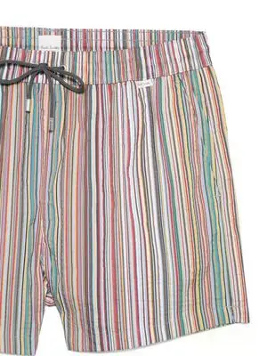 Paul Smith Striped Swim Shorts - Black