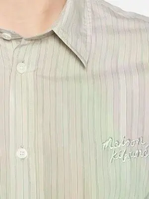 Maison Kitsuné Stripe-pattern Shirt