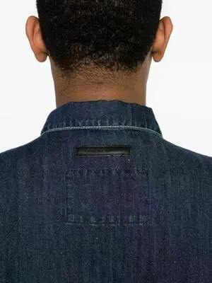 7 For All Mankind Patch-pocket Overshirt - Blue