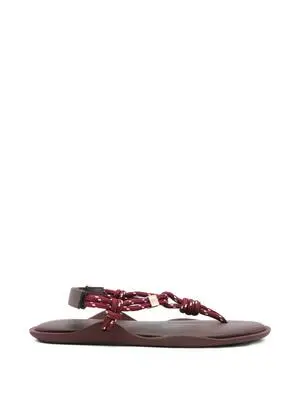 Flowze Monocolor Rope Sandals - Red