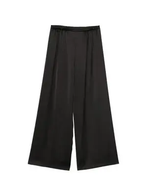 Imperial Elasticated Palazzo Pants - Black