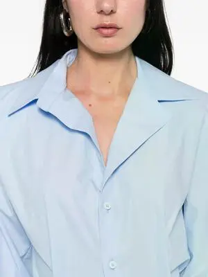Attico Pointed-collar Buttoned Shirt