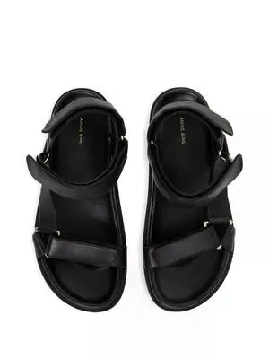ANINE BING Jesse Touch-strap Sandals - Black