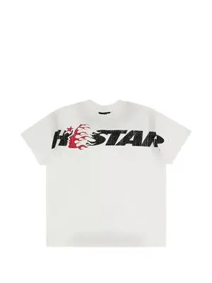 HELLSTAR Cartoon Logo T-shirt - Neutrals