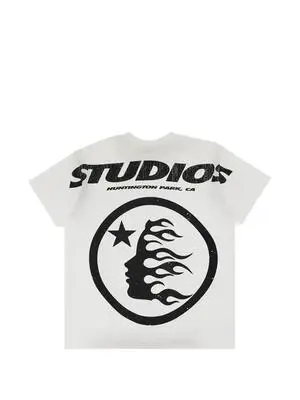 HELLSTAR Cartoon Logo T-shirt - Neutrals