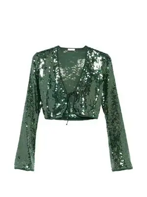 Oseree Tie Detailed Blouses