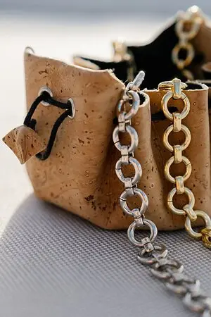 TIRADIA CORK Porto Jewelry Travel Pouch - Neutral