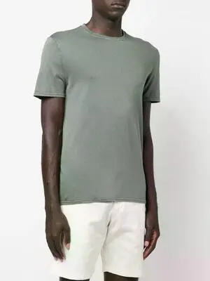 Fedeli Short-sleeve Cotton T-shirt - Green