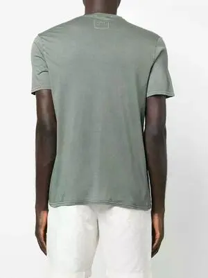 Fedeli Short-sleeve Cotton T-shirt - Green