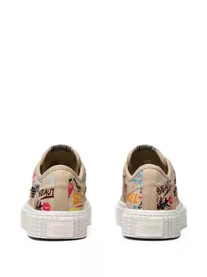Marc Jacobs Punk Scribble Lace-up Sneakers