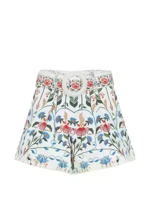 Farm Rio Floral Shorts For Women