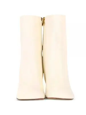 Fendi First Leather Ankle Boots - Neutrals