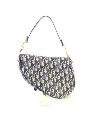 Dior Saddle Handbag Oblique Canvas Shoulder Bag - Blue