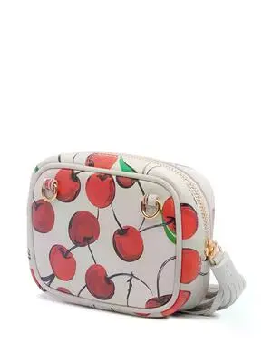 Saint Laurent Baby Calfskin Monogram Lou Camera Bag - Red