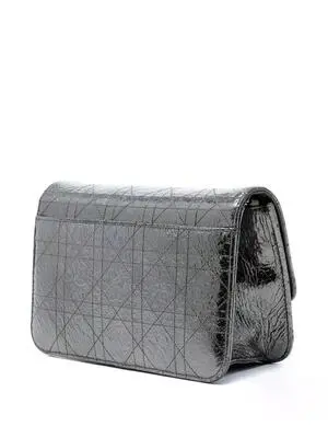 Dior 2016 Metallic Crinkled Calfskin Cannage Miss Promenade Crossbody Bag