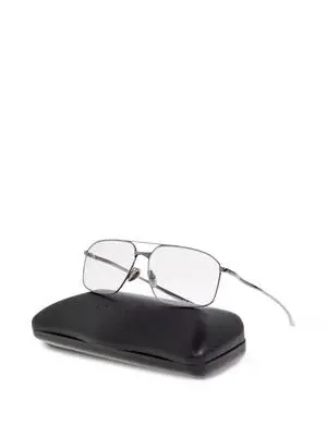 Balenciaga Rectangle-frame Sunglasses - Silver
