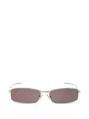 Balenciaga Rectangle-frame Sunglasses - Silver