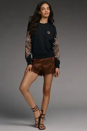 Scotch & Soda Embroidered Sweatshirt - Meteorite