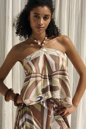 BLITHE Scarf Halter Top - Multi