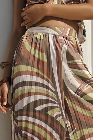 BLITHE Scarf Wide-leg Pants
