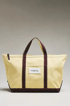 Maeve Canvas Carryall Tote Bag