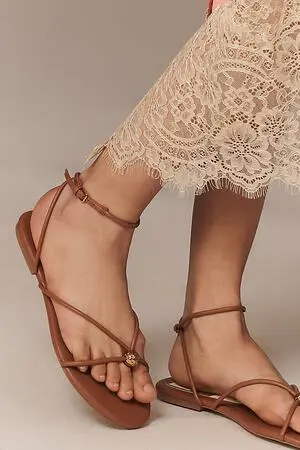 Dolce Vita Kenley Ankle-strap Sandals - Saddle