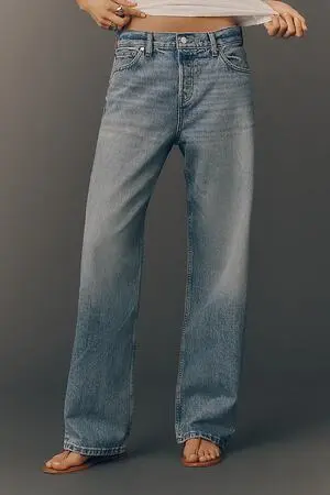 EB DENIM Mid-rise Wide Leg Jeans - Drift